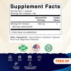 500 mg plant-based moringa supplement