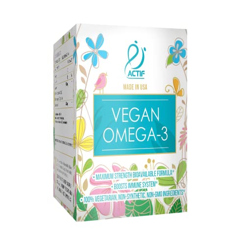 500 mg plant-based omega-3 supplement