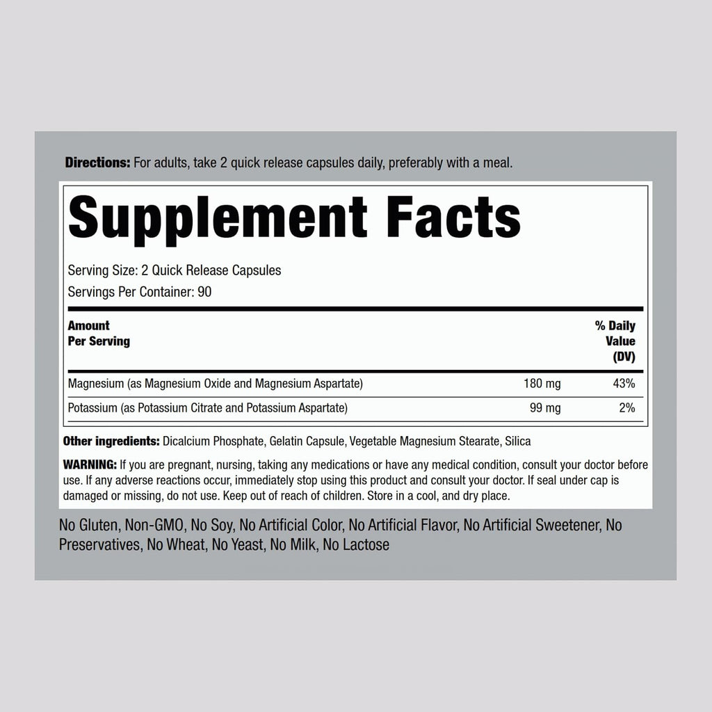 500 mg potassium magnesium capsules