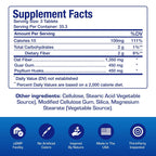 500 mg psyllium husk dietary fiber