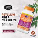500 mg psyllium husk fiber supplement
