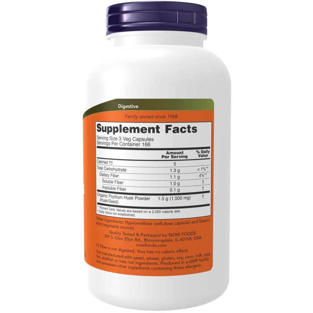 500 mg psyllium husk for digestion