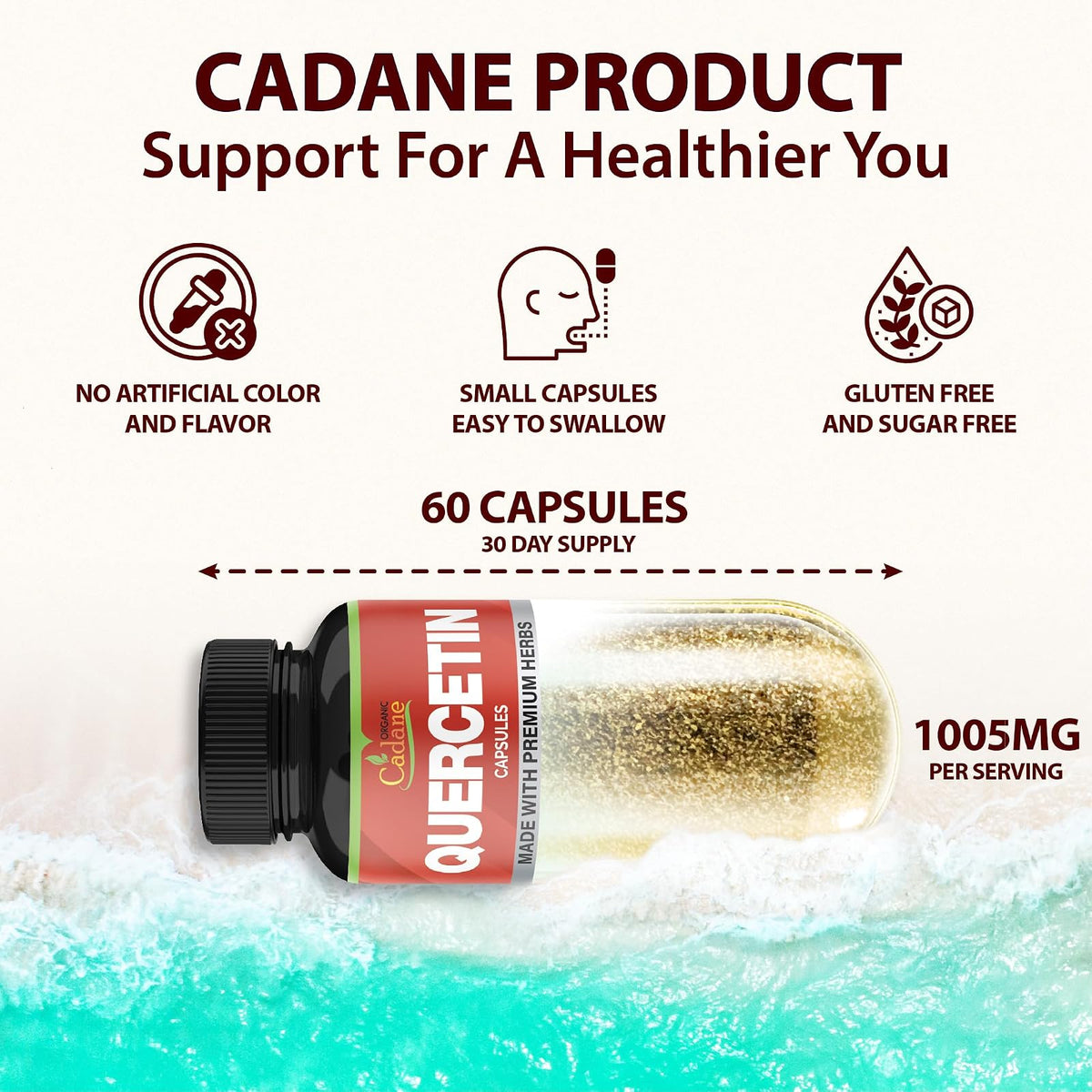 500 mg Quercetin capsules for immunity