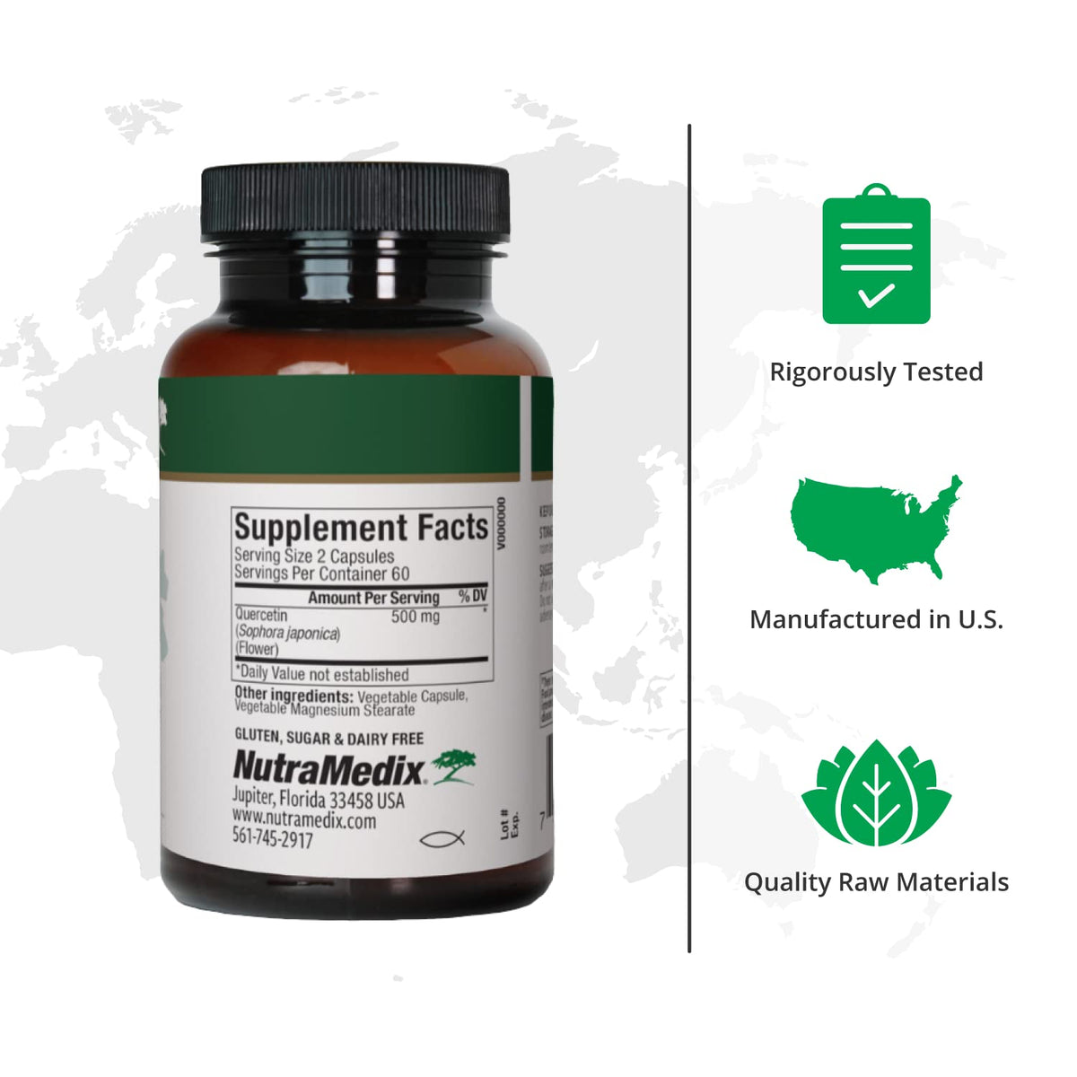 500 mg quercetin for immune support