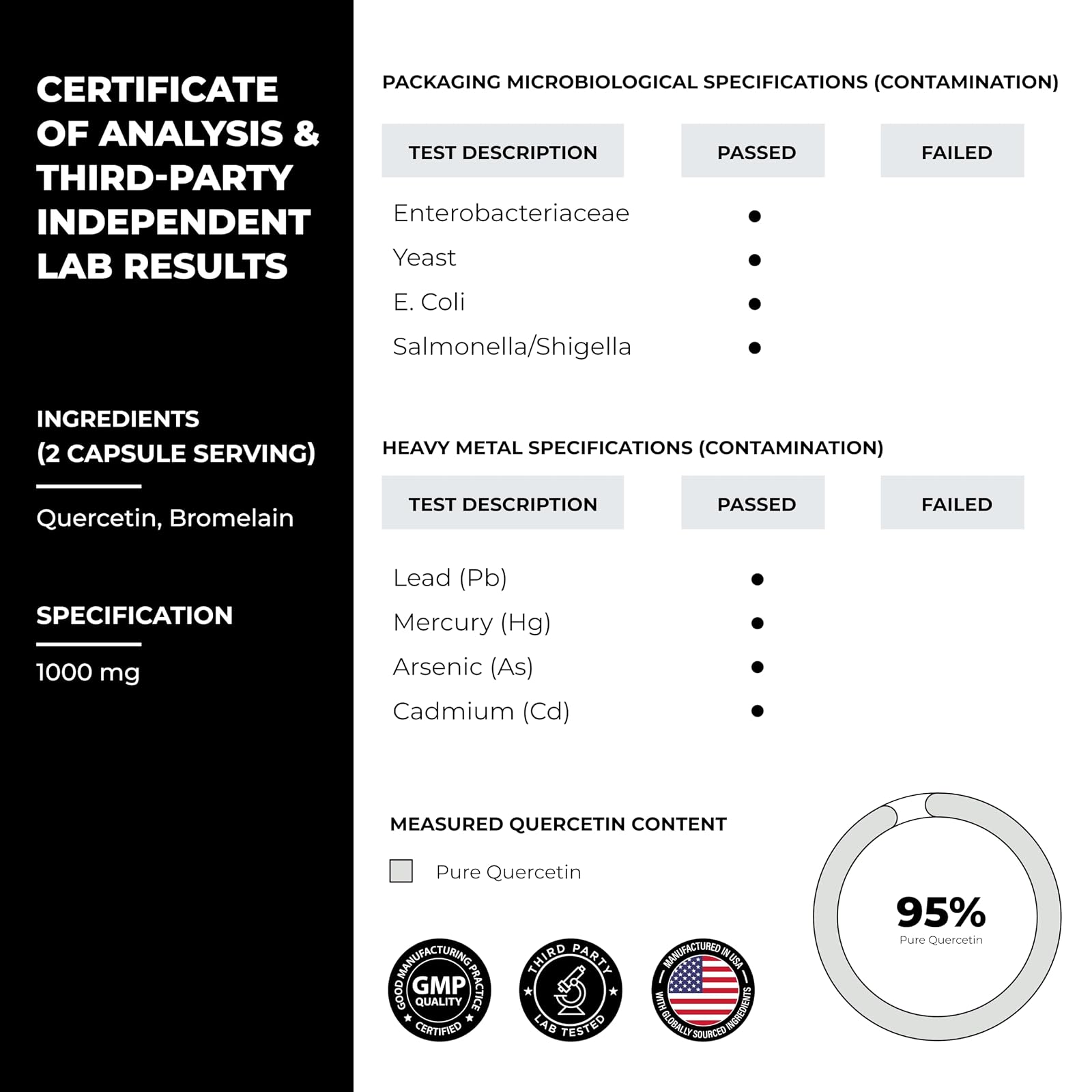 500 mg quercetin for overall wellness
