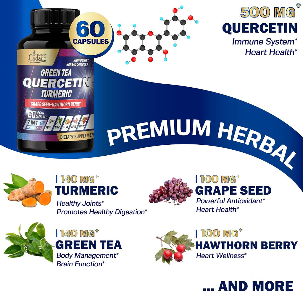 500 mg quercetin for seasonal support