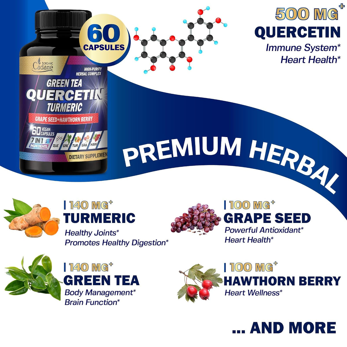 500 mg quercetin for seasonal support