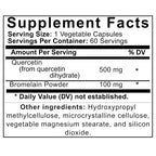 500 mg Quercetin vegetable capsules