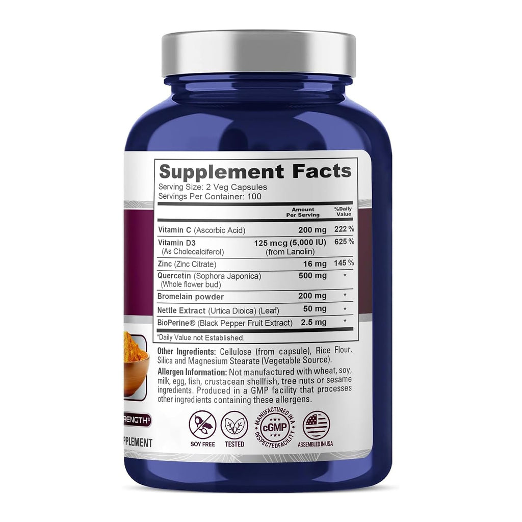 500 mg Quercetin veggie capsules