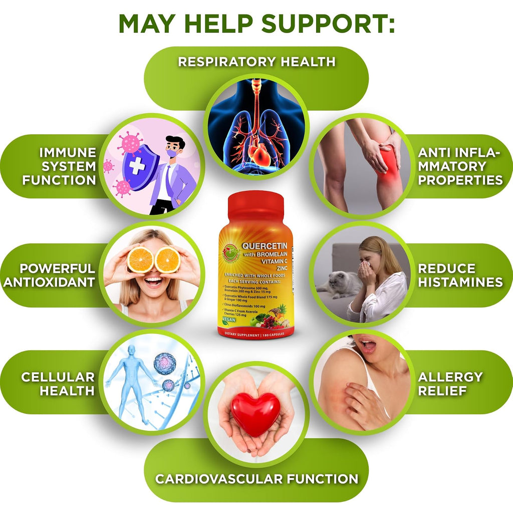 500 mg quercetin with bromelain dosage