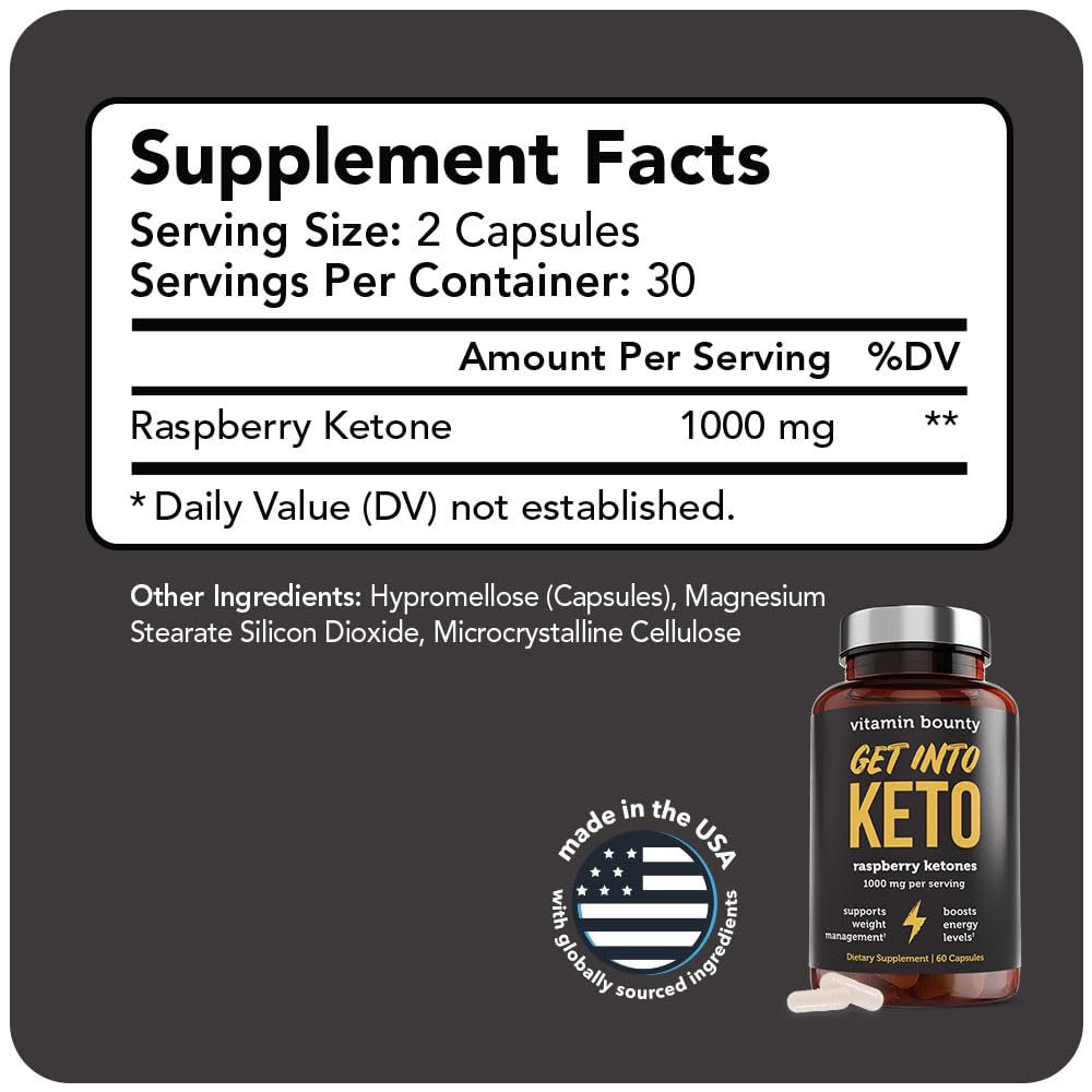 500 mg raspberry ketones capsules for energy