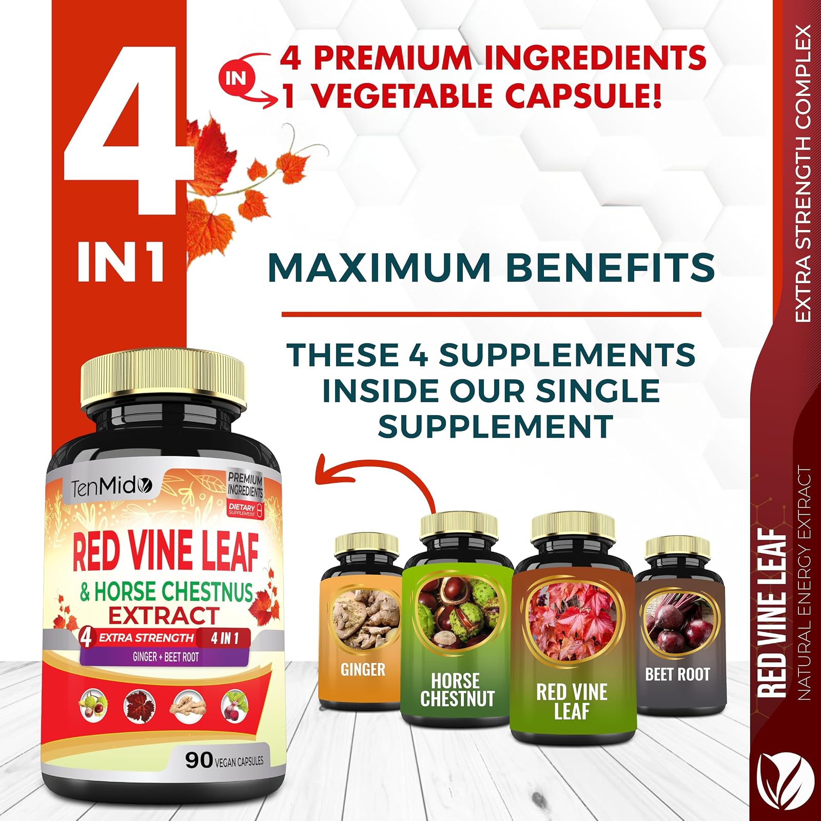500 mg Red Vine supplement