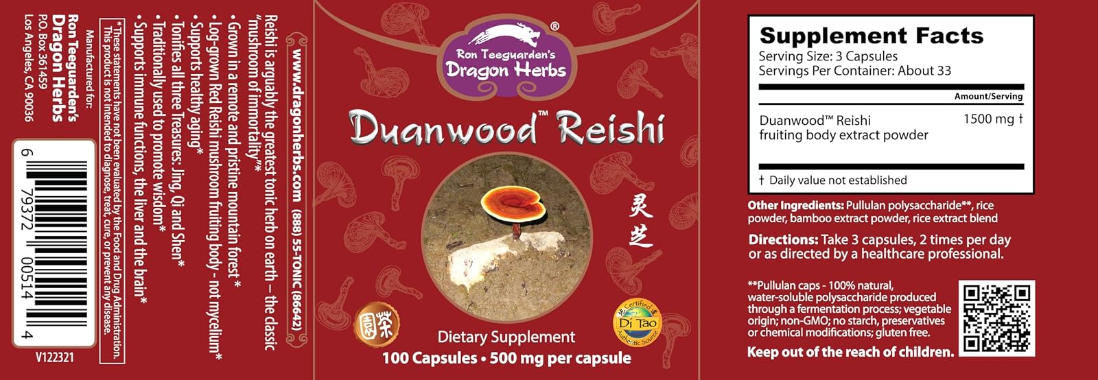 500 mg reishi health benefits