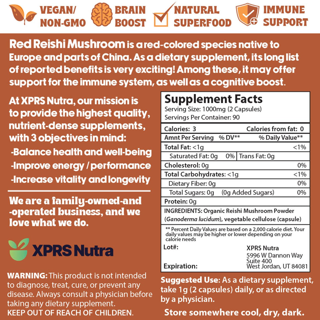 500 mg reishi mushroom dosage