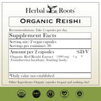 500 mg reishi mushroom supplement