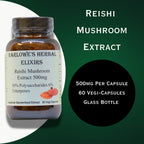500 mg Reishi mushroom veggie capsules