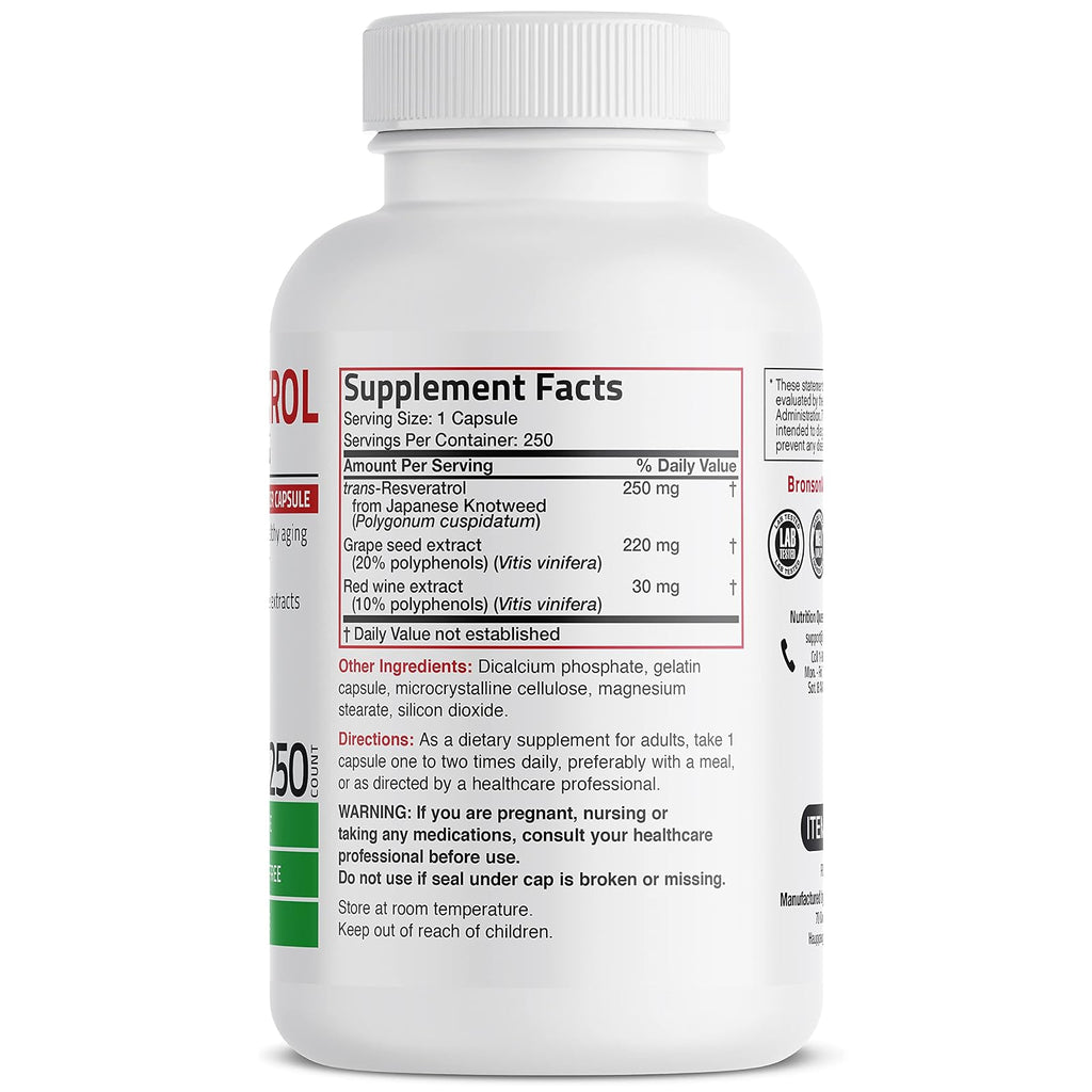 500 mg Resveratrol for heart health