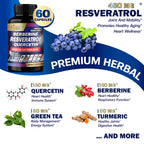 500 mg Resveratrol health supplement