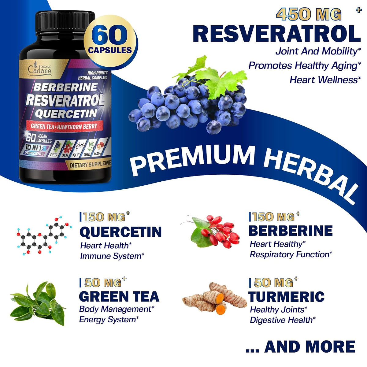 500 mg Resveratrol health supplement