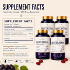 500 mg Resveratrol softgels for wellness