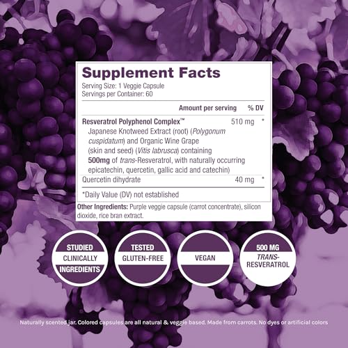 500 mg resveratrol veggie capsules