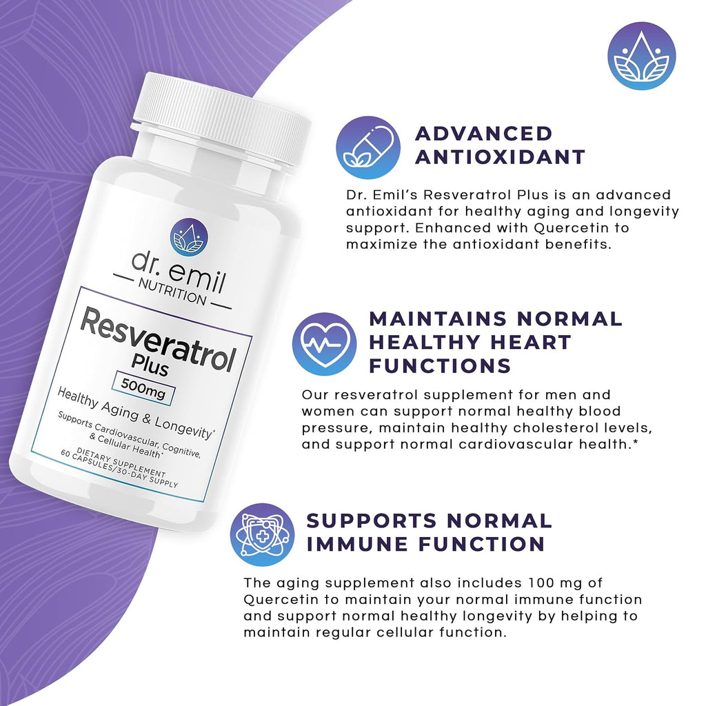 500 mg Resveratrol with Quercetin