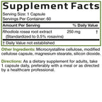 500 mg rhodiola for mental clarity