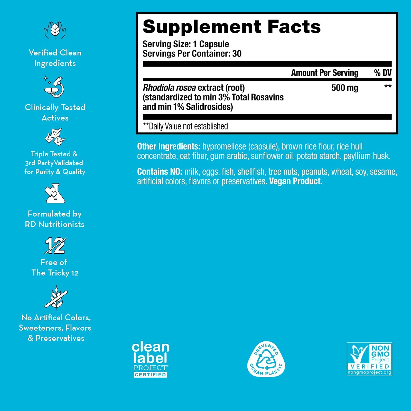 500 mg rhodiola for mental clarity