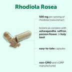 500 mg Rhodiola Rosea supplement