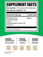 500 mg rhodiola supplement for stress