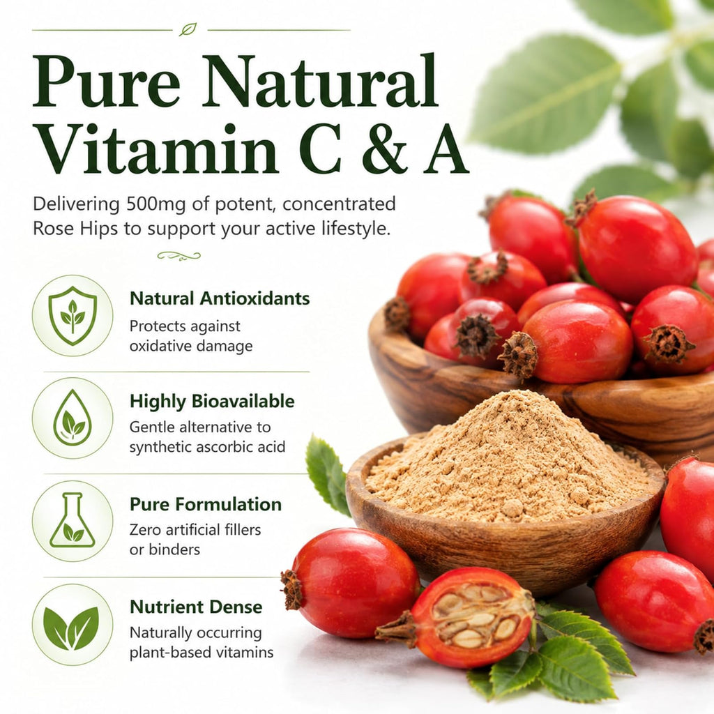 500 mg Rose Hips benefits