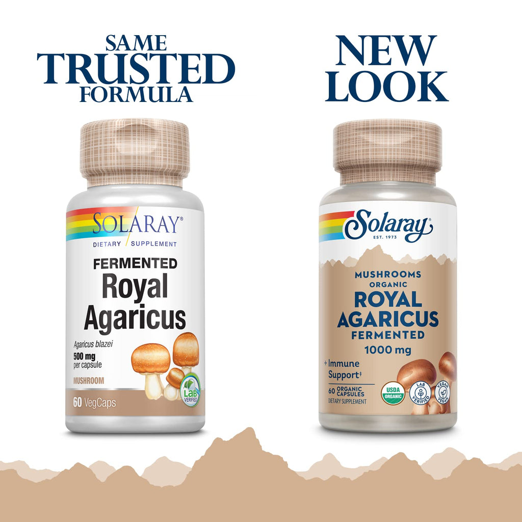 500 mg royal agaricus mushroom capsules