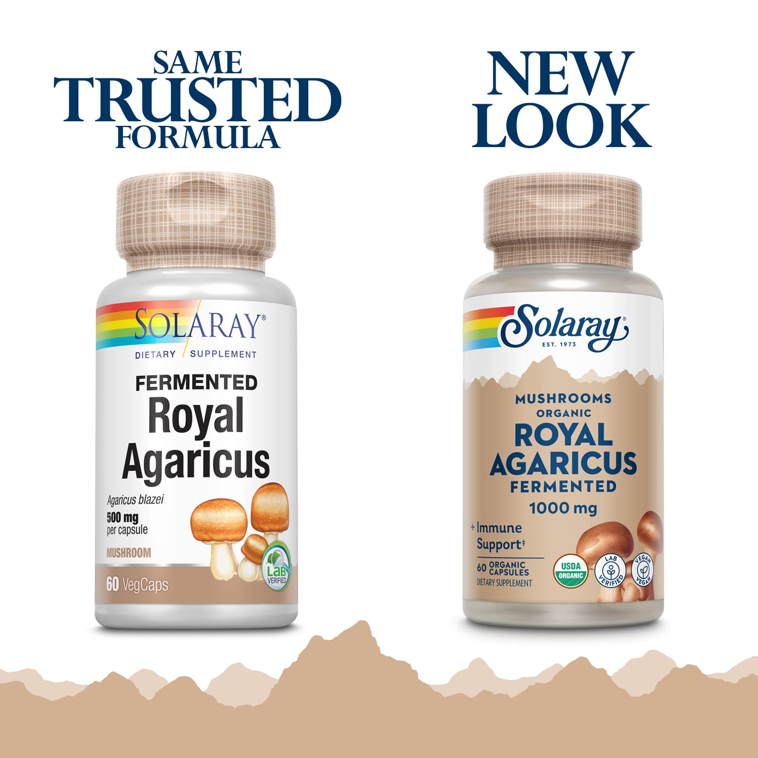 500 mg royal agaricus mushroom capsules