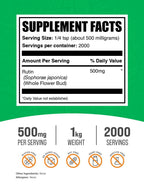 500 mg Rutin powder supplement