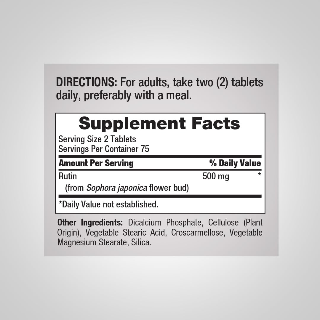 500 mg Rutin tablets for health
