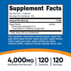 500 mg sage extract for wellness