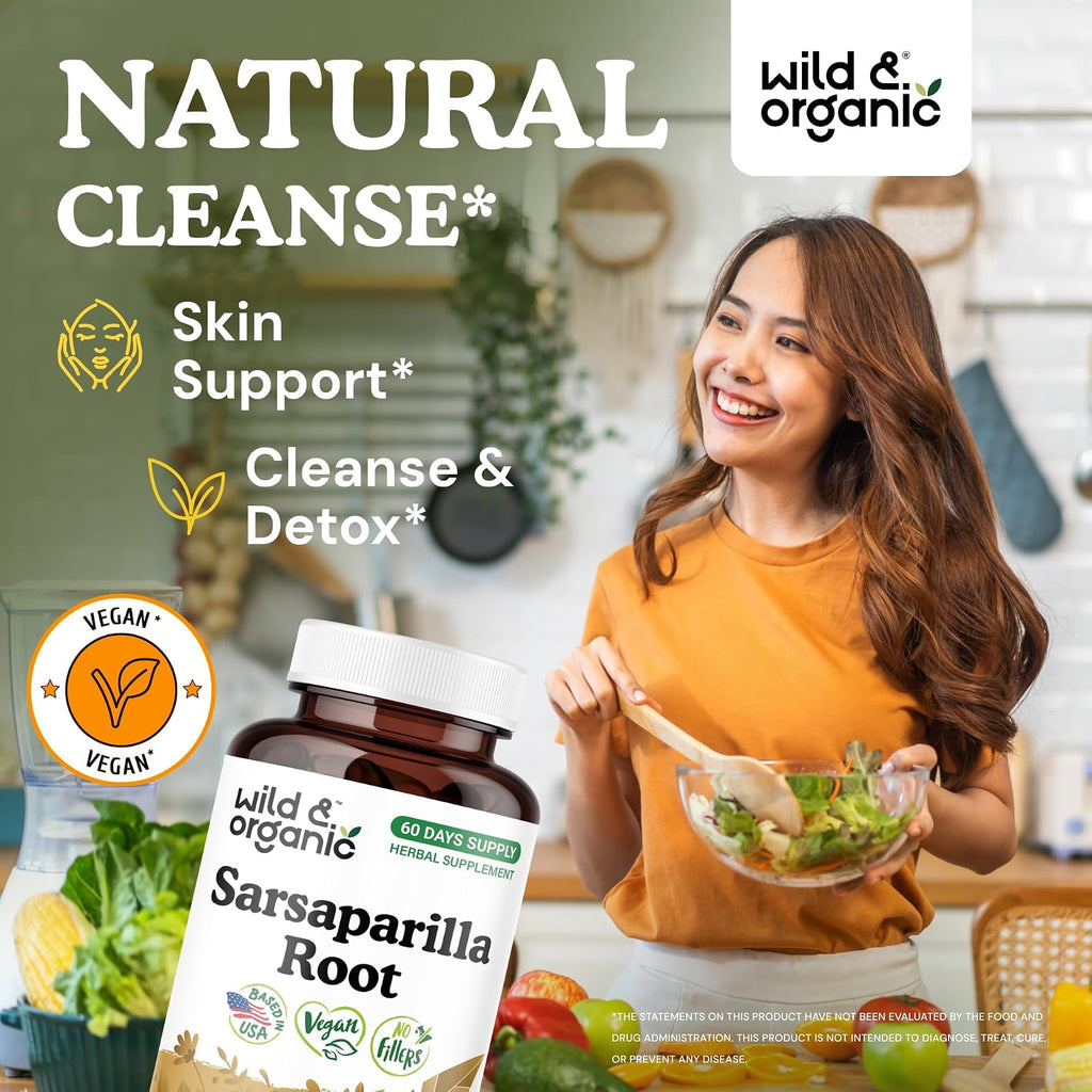 500 mg sarsaparilla root detox supplement