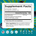 500 mg saw palmetto extract
