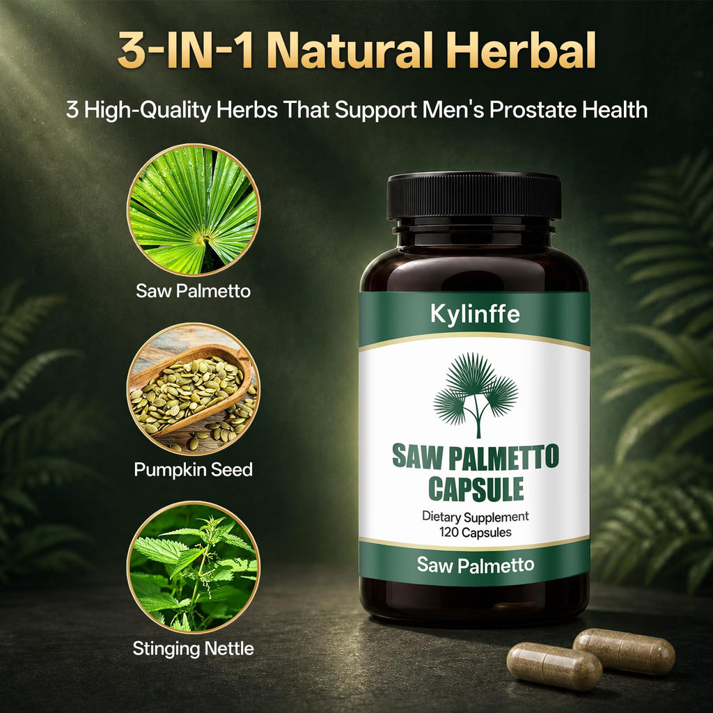 500 mg Saw Palmetto herbal supplement