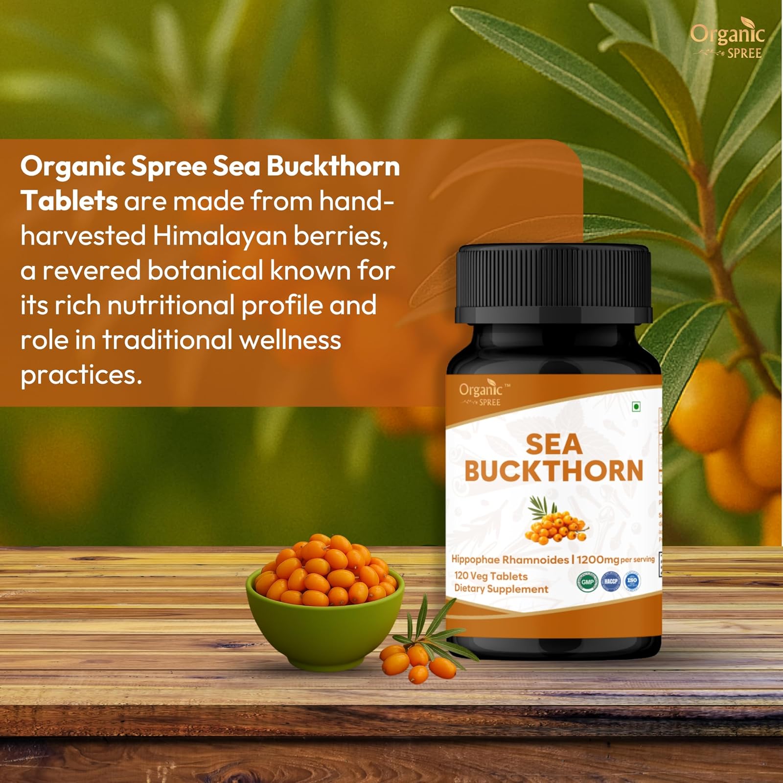 500 mg Sea Buckthorn supplement