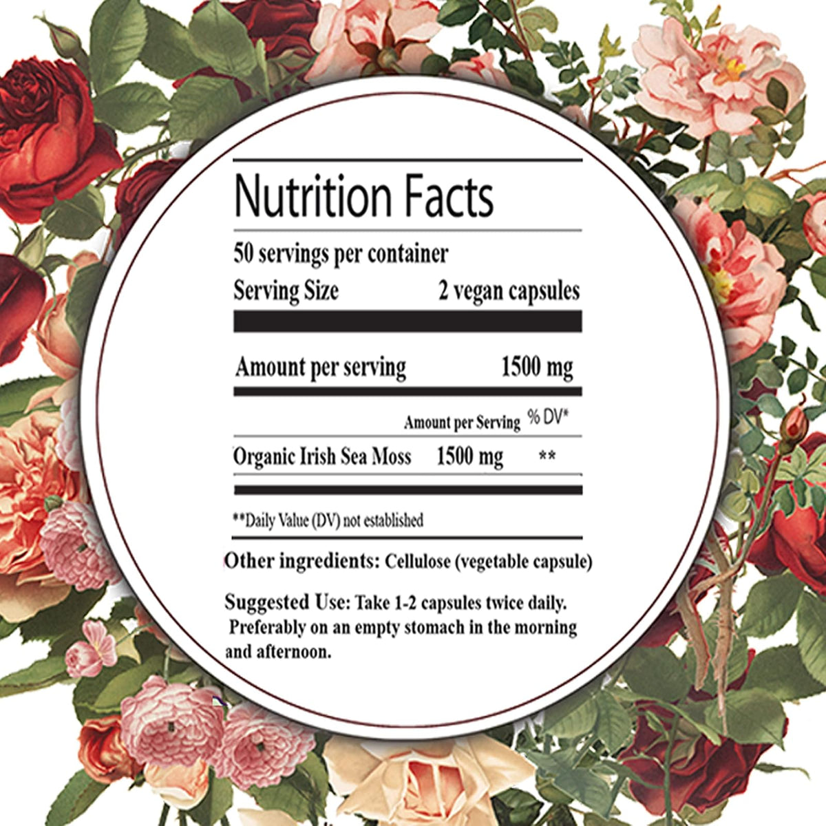 500 mg sea moss multivitamin for women
