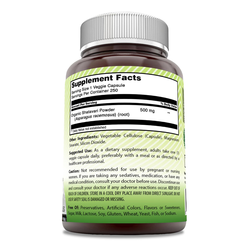 500 mg Shatavari for women's health
