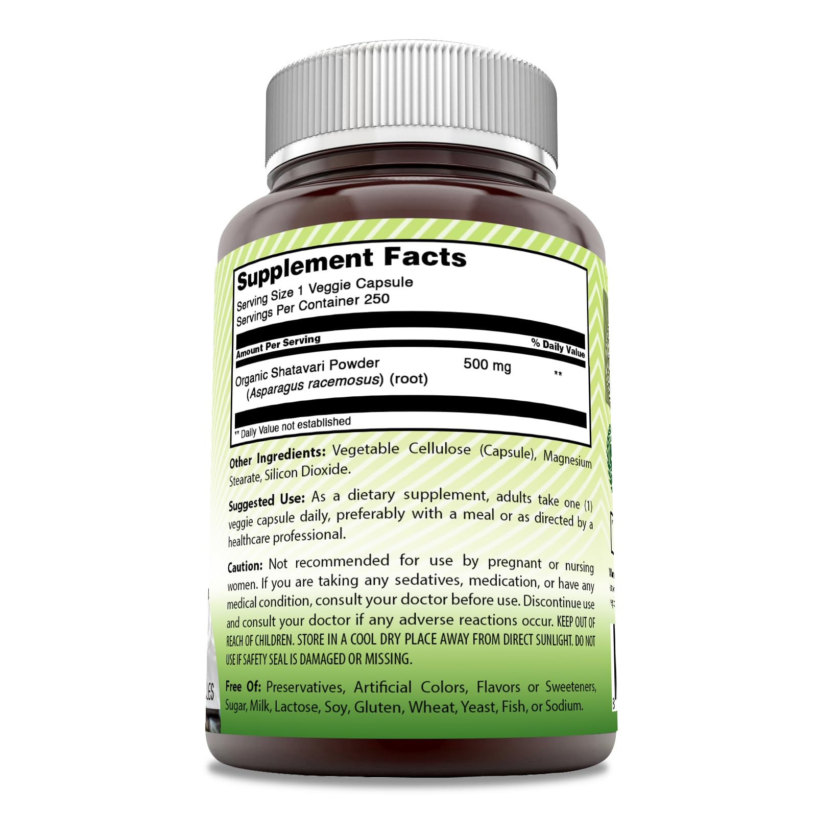 500 mg Shatavari for women's health