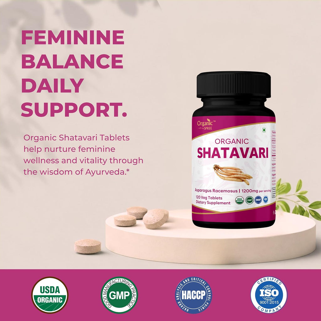 500 mg Shatavari tablets for wellness