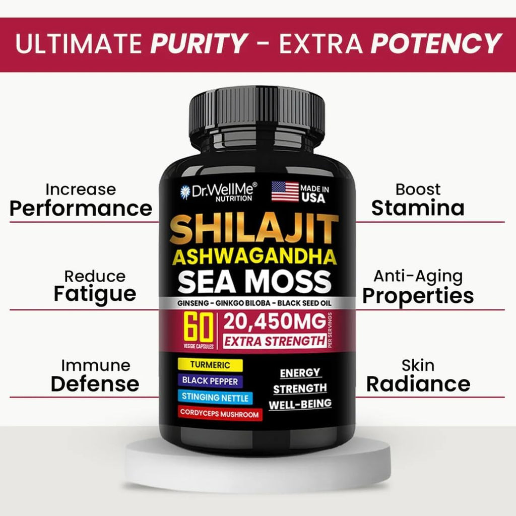 500 mg Shilajit Ashwagandha benefits