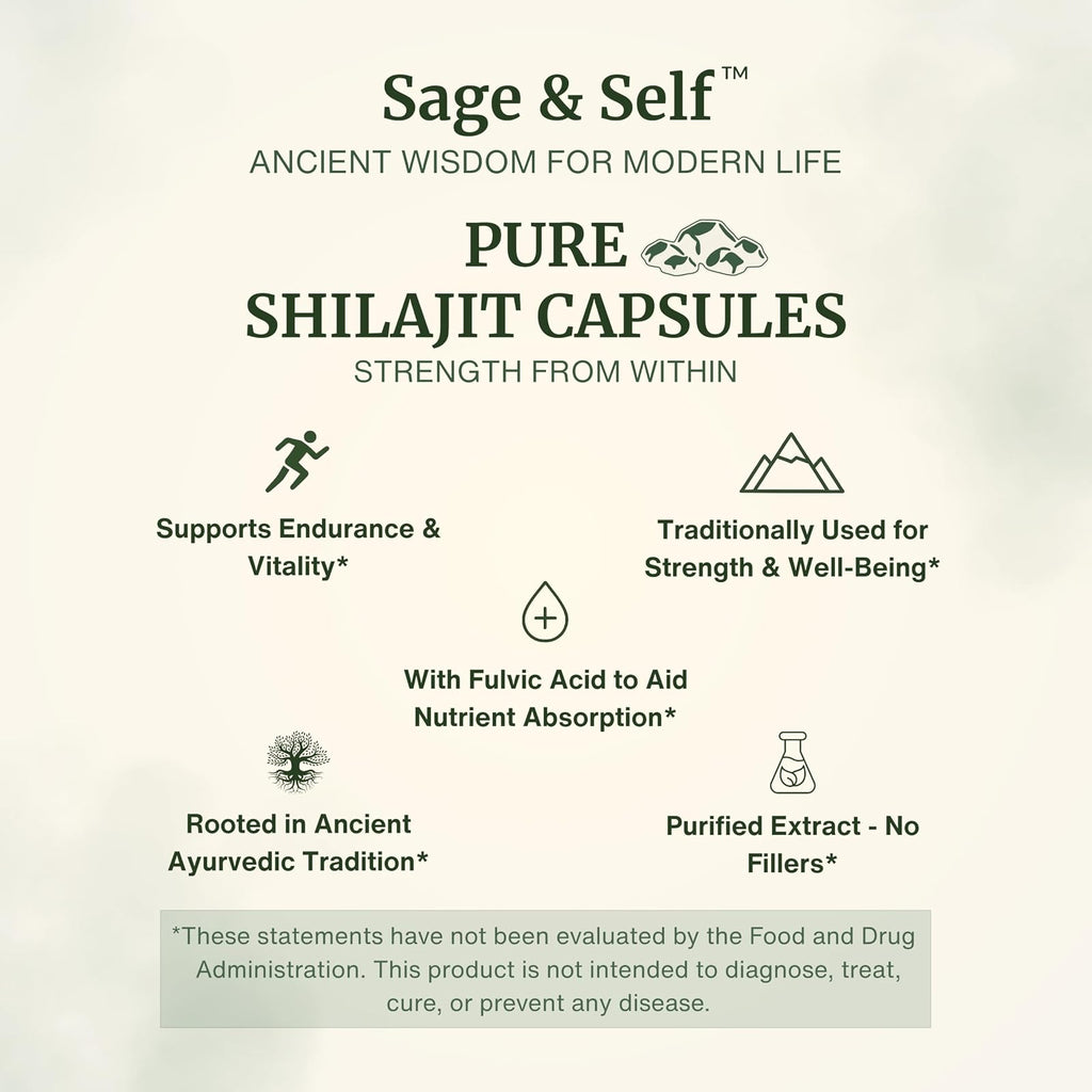 500 mg Shilajit extract capsules