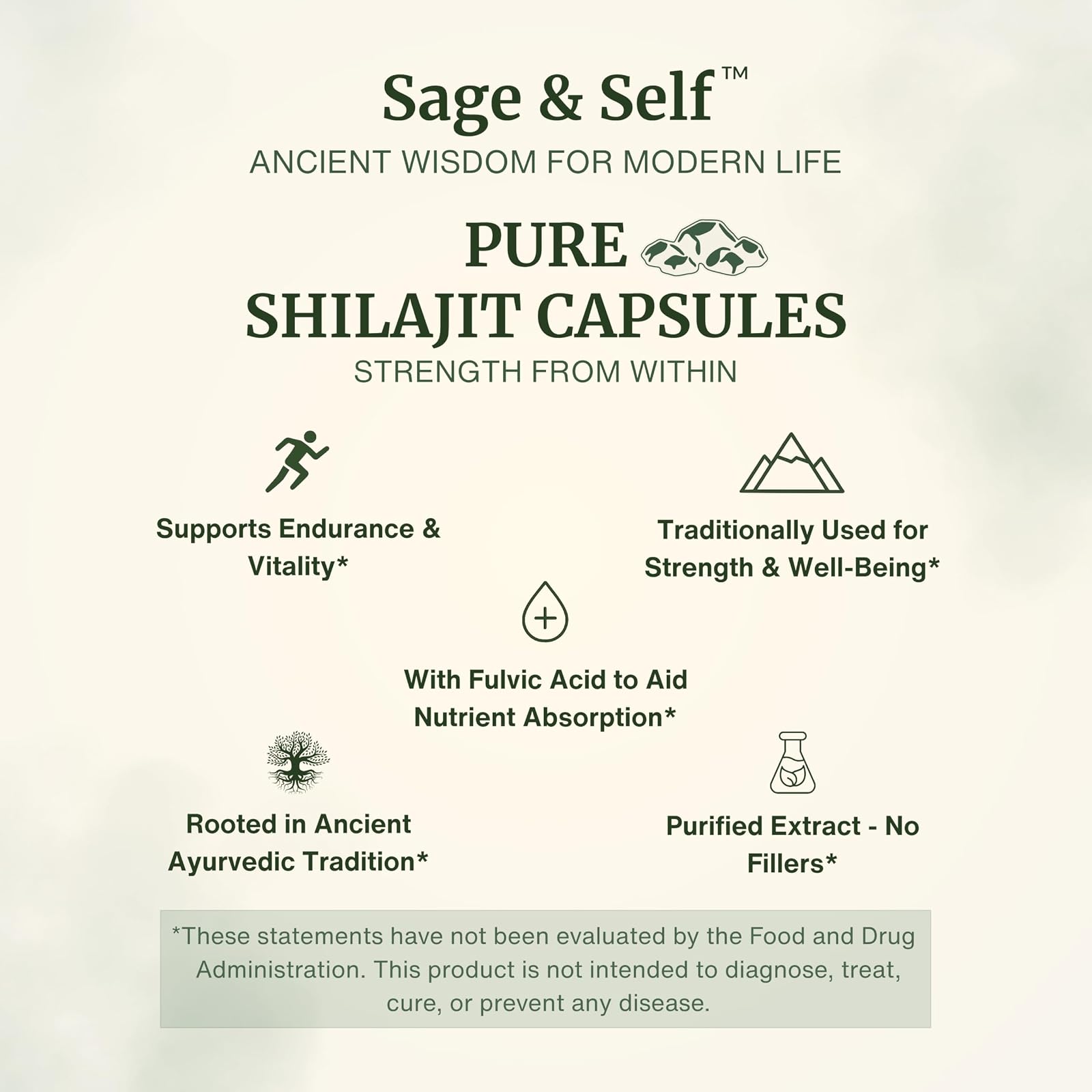 500 mg Shilajit extract capsules