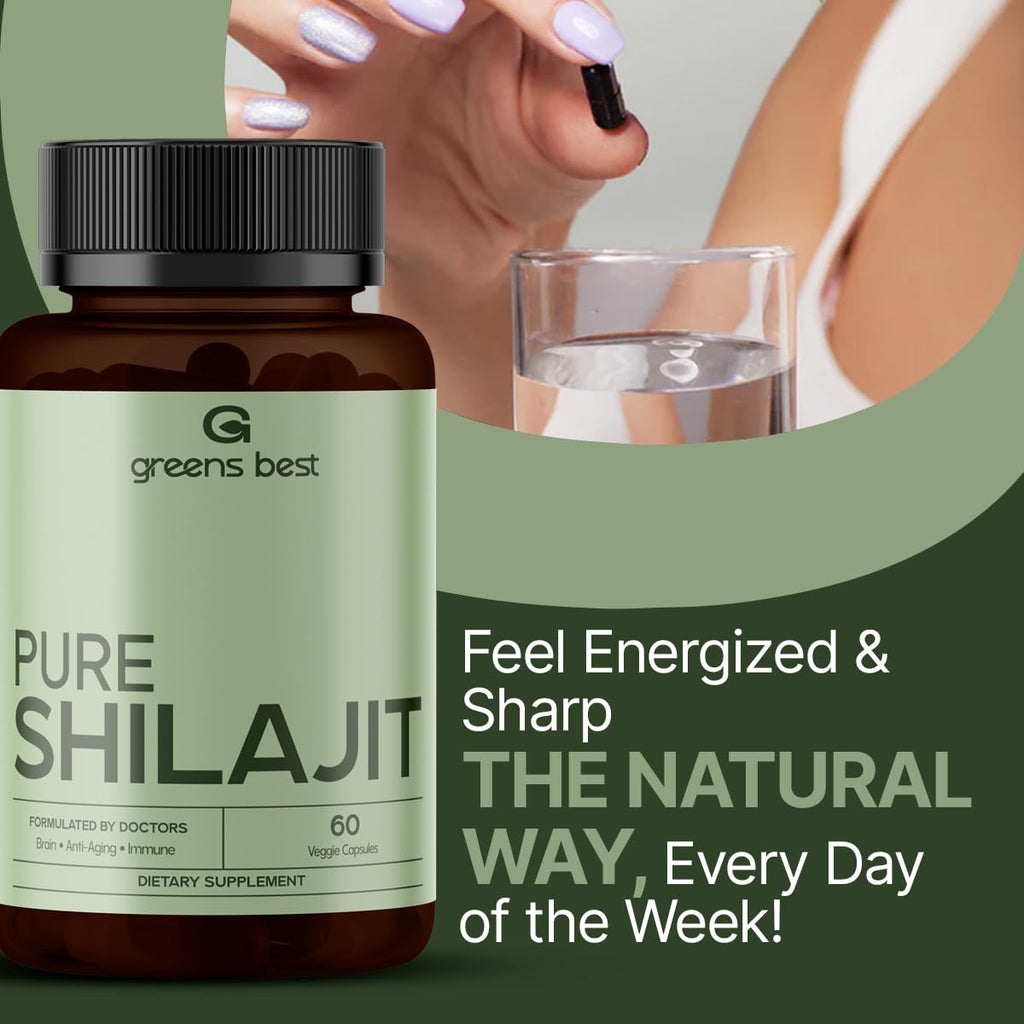 500 mg Shilajit for energy