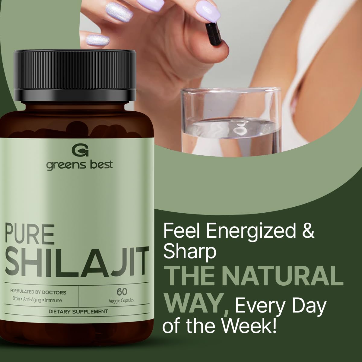 500 mg Shilajit for energy