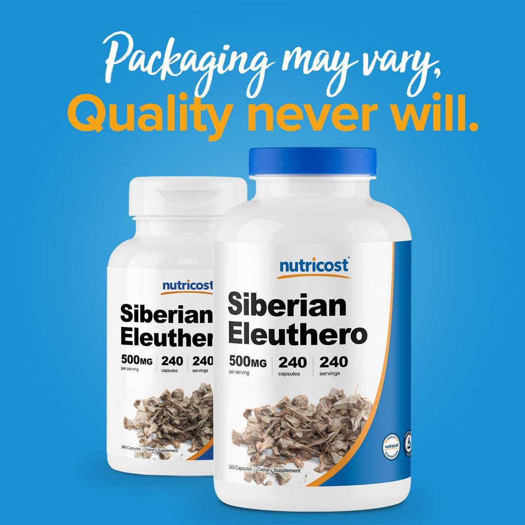 500 mg Siberian Eleuthero for immune support